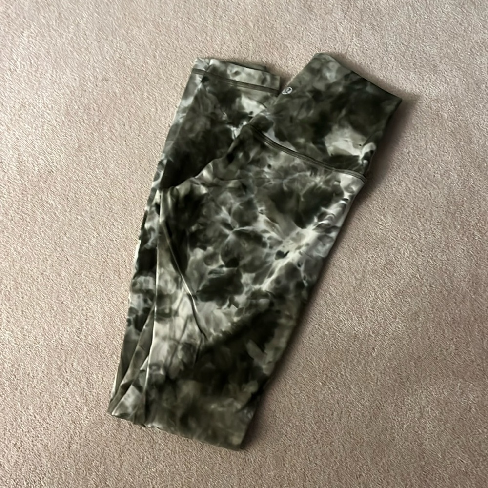 Lululemon Leggings Green Marble - Gem